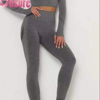 China 2025 Best Seller Women's High-Waisted Yoga Pants - 4-Way Stretch, Butt-Lifting, Moisture-Wicking | Premium Workout Leggings for sale