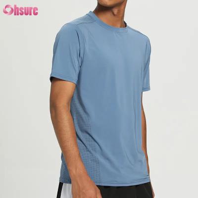 China Wholesale Casual Short Sleeve Stretch Gym Tee LightWeight Breathable Slimfit Men T Shirts Training Fitness Running Sport T Shirt for sale