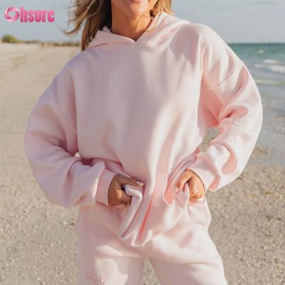 China High Quality Women Hoodie Letter Printing Custom logo Heavyweight Polyester / Cotton Long Sleeve Warm Colorful Hoodies for Women for sale