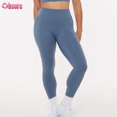 China High Waist Polyester Full Length Compression Workout Training Leggings for Women for sale