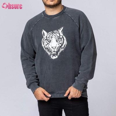 China Crew Neck Sweatshirts Casual Pullovers Men Hoodies Print High Quality Cotton Fleece Winter Clothes for Men Jersey Fabric Knitted for sale