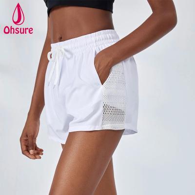 China High Quality Women 2 in 1 Gym Shorts Mesh Quick Dry Sportswear Loose Fit Yoga Pants Custom Running Shorts for sale