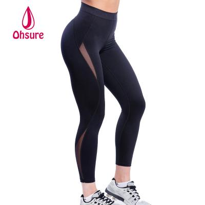 China Fashion Style Breathable Mesh Womens Leggings Fitness Yoga Pants Gym Clothing Workout Legging for sale