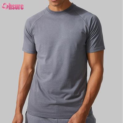 China Gym Short Sleeve Sport T Shirt Fitness Shirt Trainer Running T-Shirt Men's Breathable Sportswear for sale