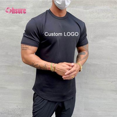 China Customize Men Sportswear Gym Fashion Baggy Sports Clothes Wholesale Casual Printed Gym T-shirts for Men for sale