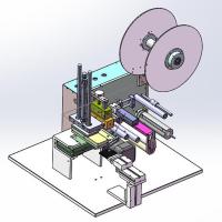 China MES Flat Box Labeling Machine Square Bottle Labeler Applicator for sale