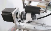 China 304SS 220V Semi Automatic Label Dispenser Round Bottle Labeling Machine for sale