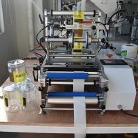 China Semi Automatic Round Bottle Labeling Machine Can Be Paired With Date Code Label Printing Machine for sale