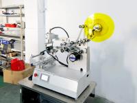 China 304SS 220V Semi Automatic Label Dispenser Round Bottle Labeling Machine for sale