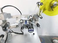 China 304SS 220V Semi Automatic Label Dispenser Round Bottle Labeling Machine for sale