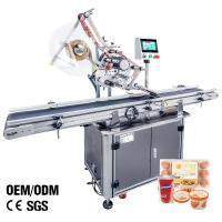 China Semi Automatic RMA Flat Bottle Label Applicator Machine SS304 for sale