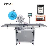 China Flat Surface Automatic Bag Labeling Machine Maker Applicator Customized For Plastic Bottles for sale