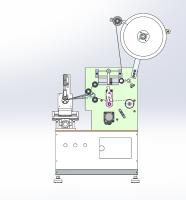 China Conical Glass Plastic Cup Semi Automatic Label Applicator Machine Labeler ODM for sale