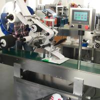 China Square Bottle Automatic Flat Labeling Machine Applicator Double Side Sticker ODM for sale