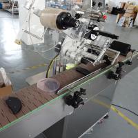 China Flat Surface Automatic Bag Labeling Machine Maker Applicator Customized For Plastic Bottles for sale