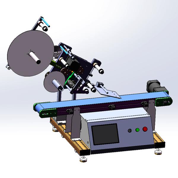 Quality Desktop Sticker Flat Surface Labeling Machine Bottles Caps Boxs For Small for sale