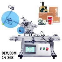 Quality Desktop Sticker Flat Surface Labeling Machine Bottles Caps Boxs For Small for sale