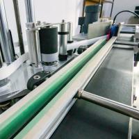China Industrial Round Flat Bottle Labeling Equipment Printer Machine 80BPH for sale