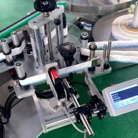 China Desktop Round Bottle Labeling Machine Automatic Wine and Juice Bottles Label Applicator Tool for sale