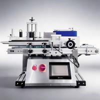 China Desktop Round Bottle Labeling Machine Automatic Wine and Juice Bottles Label Applicator Tool for sale