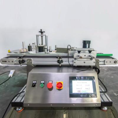 China SGS Tabletop Labeling Machine Bottling Applicator For Wine Juice And Sauce Bottles for sale