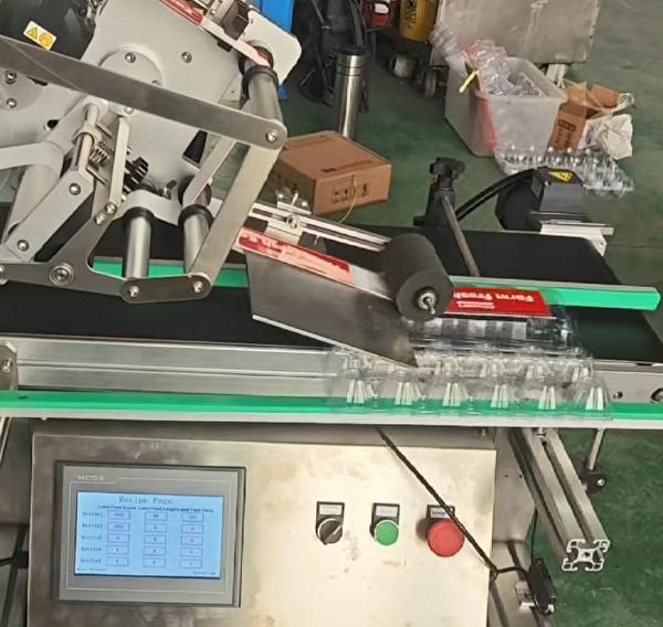Quality Bentchtop Industrial Automatic Labelling Machine Applicator For Flat Surfaces for sale