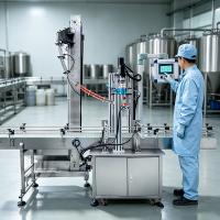 Quality Pneumatic Linear Screw Automatic Capping Machine For Metal Plastic Caps 1500W for sale