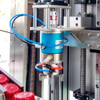 China Touchscreen Bottle Screw Automatic Capping Machine For Plastic Bucket Lid OEM for sale