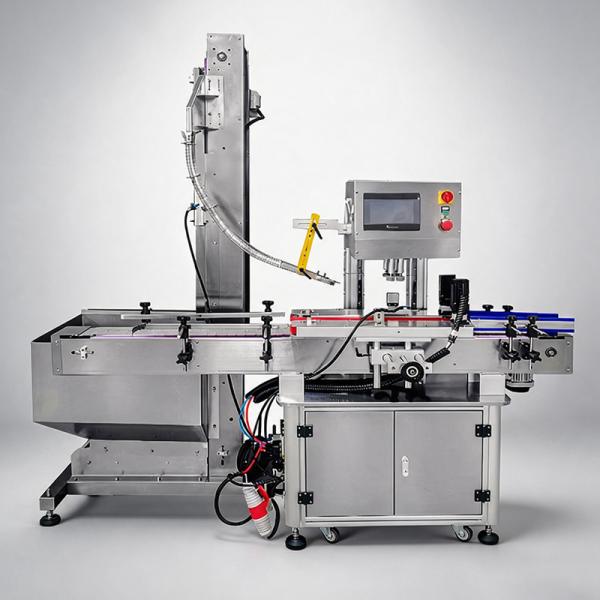 Quality HMI Automatic Screwing Soda Bottle Capping Machine For Perfume ODM for sale