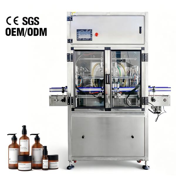 Quality Multifunction Four Head Auto Filling Machine Food Cosmetics Filler Liquid Packaging for sale