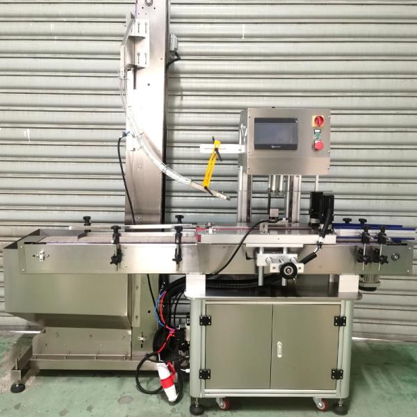 Quality 1500W 110V Pet Plastic Metal Wine Bottle Capping Machine Automatic Filling for sale