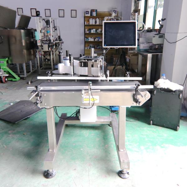 Quality 100pcs/Min Industrial Bottle Printing Labeling Machine PLC HMI Control for sale