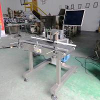 China Boxs And Flat Bottles Barcode Applicator Machine Automatic Online Duplex Label Printing Machine With Customize for sale