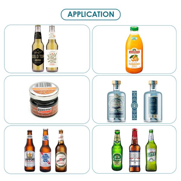 Quality Automatic Double Head Round Bottle Labeling Machine Plastic And Glass Bottle for sale