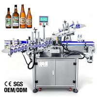 Quality High Quality Win And Beer Bottle Label Applicator Machine Automatic Double Head for sale