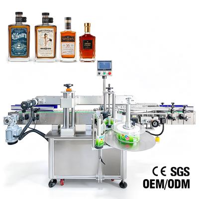 China Factory Direct Automatic Labeling Machine Honey and Wine Bottles Label Printer Sticker Machine with Date Coding Print Function for sale