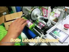 beverages condiments hdpe bottle labeling equipment machine semi auto