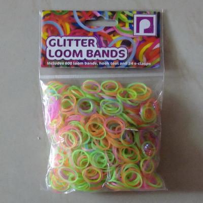 China DIY Loom bands glitter loom bands for sale