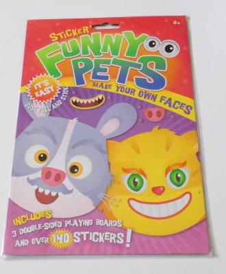 China funny faces stickers for sale