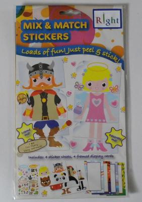 China mix and match stickers for sale