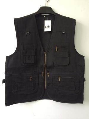 China vest, waistcoat, polyester fabric, weeding vest, weeding waistcoat, S-3XL, black color for sale