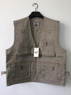 China vest, waistcoat, polyester washed fabric, weeding vest, weeding waistcoat, S-3XL, 4 colors: black, blue, green & beige for sale