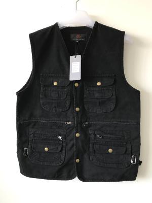 China vest, waistcoat, mens vest in 100% cotton  fabric, fishing vest, fishing waistcoat casual vest for sale
