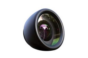 China Lightweight Fish Eye Lens Low Distortion With Wide Viewing Angle for sale