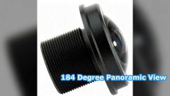 184 Degree Ultra Wide Fisheye Lens for 3MP Security Cameras