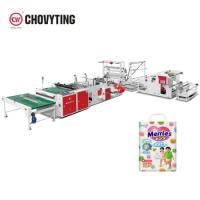 China Heating Side Seal Bag Making Machine , Merries Diaper Bag Making Machine for sale