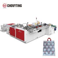 China Plastic Flexible Loop Handle Shopping Bag Making Machine 60pcs/min for sale