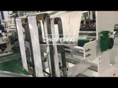 5 line bottom sealing punching handle plastic Calendar bag making machine