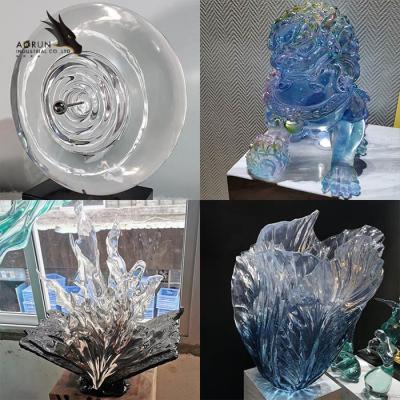 Cina Epossiresina resistente UV Crystal Clear Ultraviolet Curing Pouring della colla dura in vendita