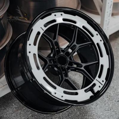 Cina Customized Luxury Monoblock 2 Piece 3 Piece Forged Alloy Wheels For High End forged WHEELs Racing Cars in vendita